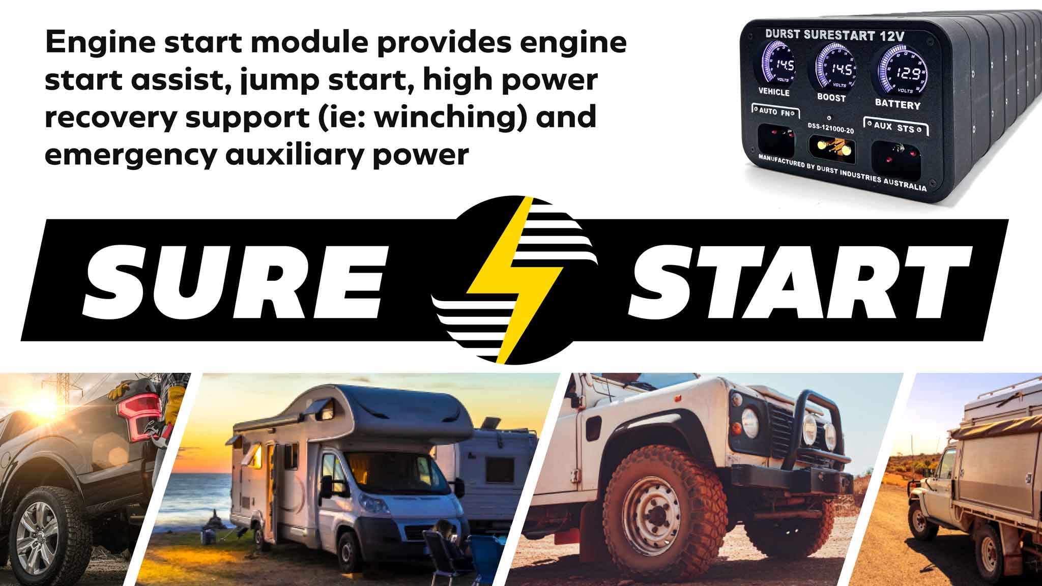 SURE START is the ultimate backup autonomous engine start solution